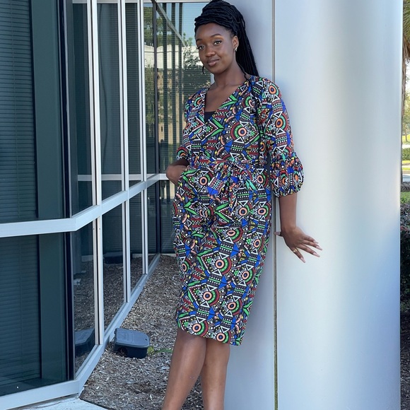 veroex | Dresses | African Clothing For Women Ankara Kente Jump Suit ...